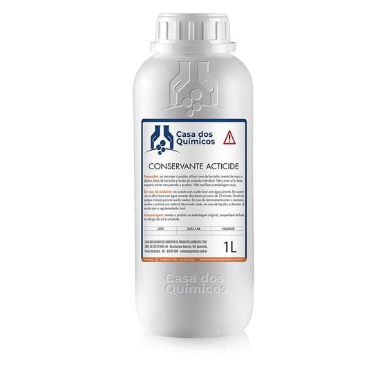 Conservante, Acticide 1 Litro - Casa dos Químicos - Cola para Tela de ...