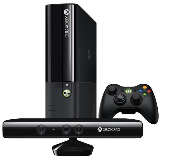 Console 360 Kinect E 4gb Standard Cor Preto Super Slim Xbox 360 Magazine Luiza