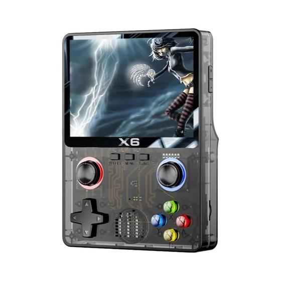 Console De Videogame Portátil 35 Polegadas Tela IPS 8000 Jogos Duplo ...