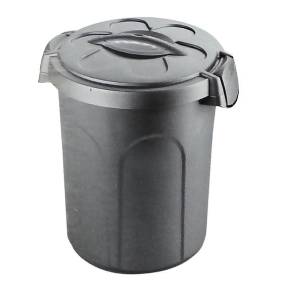 Container Porta Ração Pequeno Cinza 8L Dispenser C/ Tampa - American ...