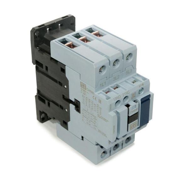 Contator CWB80-11-30D23 220VCA 80A 1NA 1NF Tripolar Weg - Contator ...
