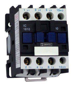 Contator IC 1810 1NA 18A Bobina 220Vca - Sibratec - Contator Elétrico ...