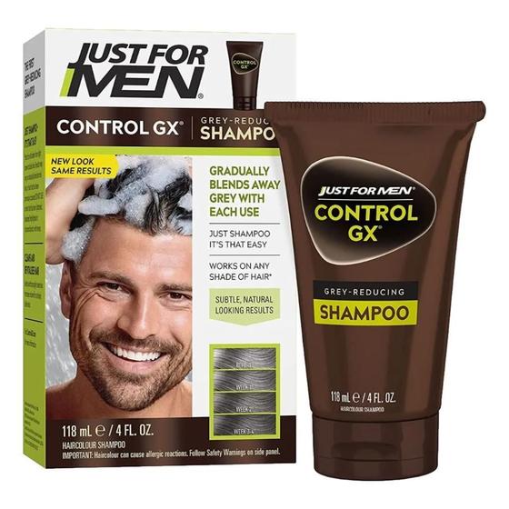 Control Gx Shampoo Redutor De Cinza Just For Men - 118 Ml - Shampoo ...