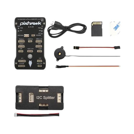 Controlador De Vôo Pixhawk PX4 De 32 Bits 8G SD PPM I2C Splitter Para ...