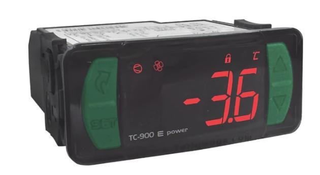 Controlador full gauge tc900e power 2hp 220v congelado com degelo com ...