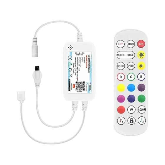 Controlador LED WiFi Inteligente Tuya DW CCT RGB RGBW Controle Remoto ...