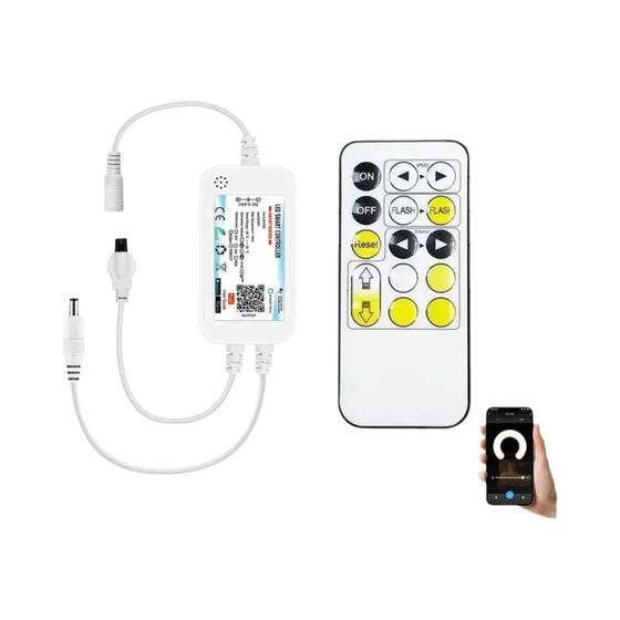 Controlador LED WiFi Inteligente Tuya DW CCT RGB RGBW Controle Remoto ...