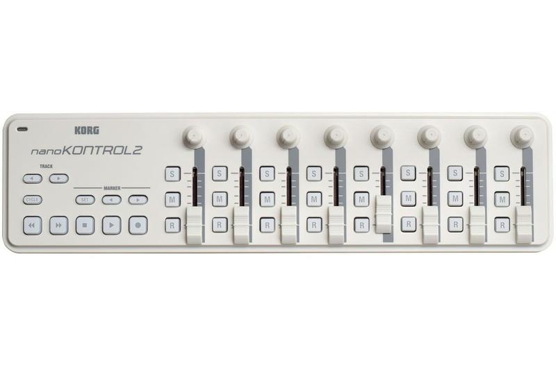 Controlador MIDI Korg Nanokontrol2 WH - Controladora DJ - Magazine Luiza