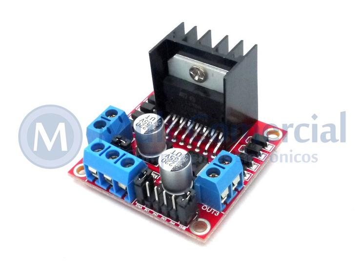 Controlador Ponte H duplo L298 Compatível com Arduino - GC-36 - MultComercial - Robótica ...