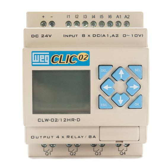 Controlador Programador Clw-02/12Hr-D 3Rd - Weg - Pressostato e ...