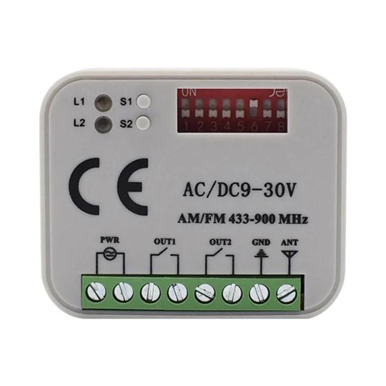 Controlador Universal De Abertura De Porta De Garagem WiFi Tuya RF Receptor Inteligente 2CH ...