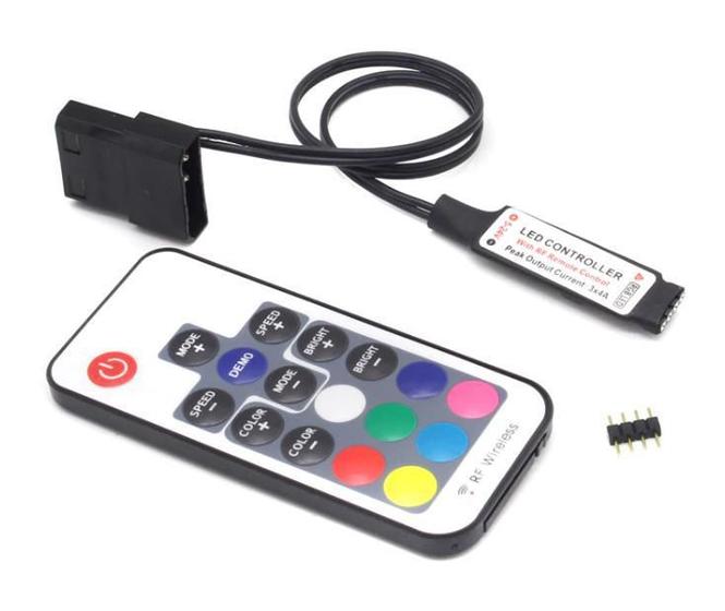 Controladora Rgb Cooler Fan 4 Pinos 12V Plug Molex - Alloyseed - Peças ...