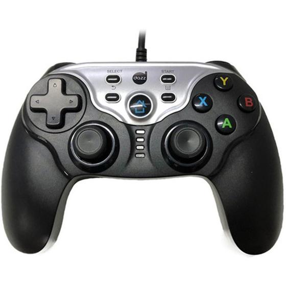 Controle com Fio Gamer Double Shock Cyborg Dazz - 62000058 - Outros ...