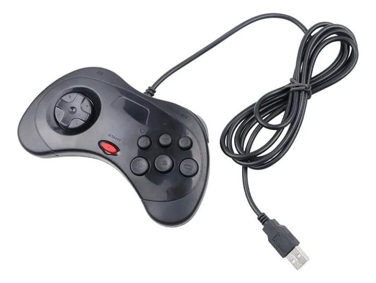 Controle Compatível Usb Com Mac Pc E Windows - Preto C14pu - IMP ...