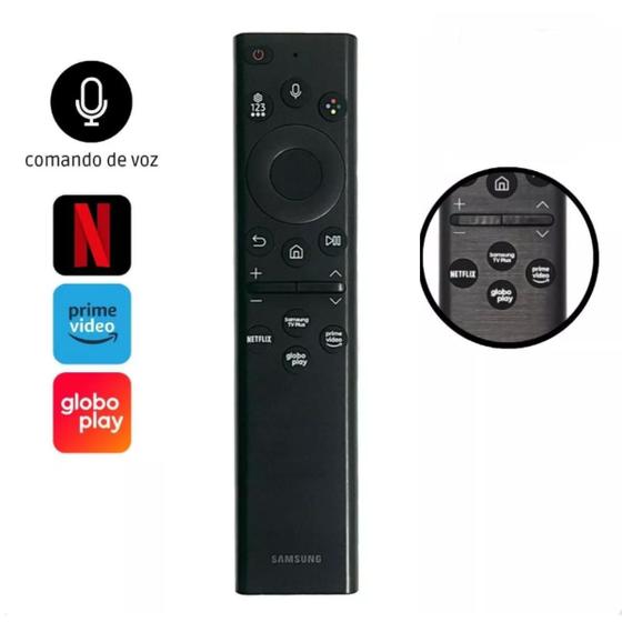 Controle de TV Remoto Samsung Solar Bu8000 Original carregamento solar ...