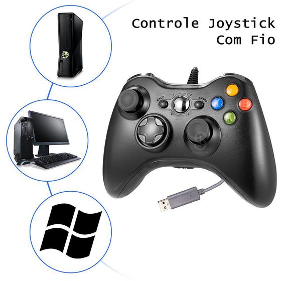 Controle Manete Com Fio Joystick Pc Gamer compatível Xbox One - X-G11 ...