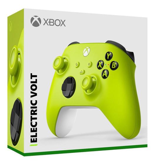 Controle Microsoft Series S/X e One Verde Electric Volt - Xbox ...