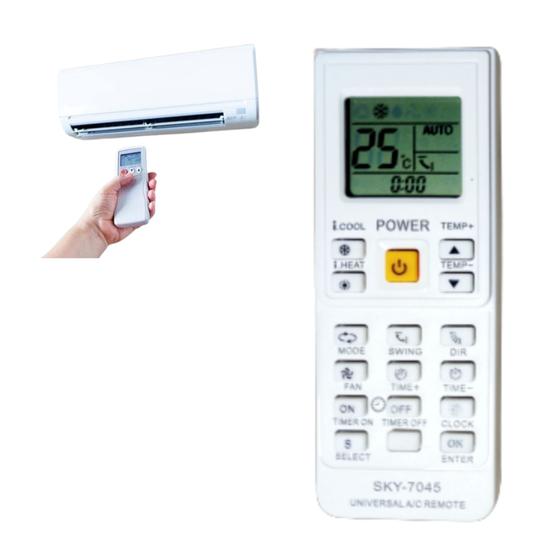 Controle para ar condicionado universal para diversas marcas - LINKSKY ...
