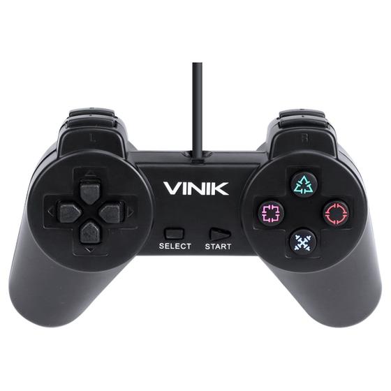 Controle Para Pc Com Fio Usb Modelo Play 1 Preto Vinik - Controle para ...