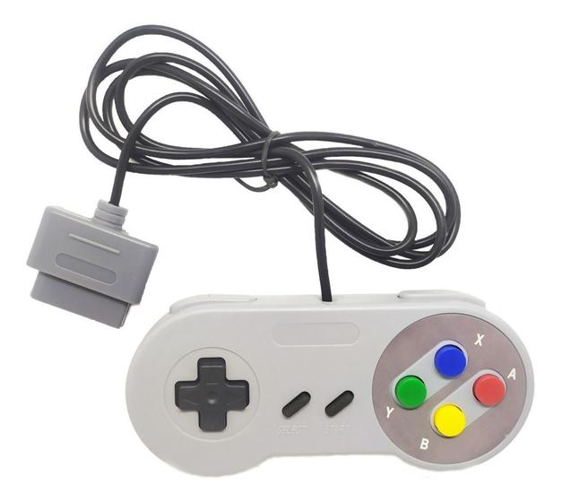 Controle Para Super Nintendo Famicom Snes Joystick Manete - TZGAMES ...