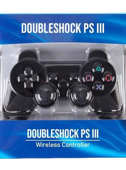 Controle ps3 Dualshock 3 sem fio Wireless + cabo USB - Joystick Inova ...