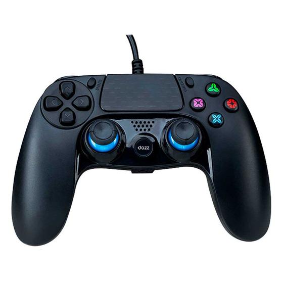 Controle Quartum Dualshock para Ps4 Ps3 E Pc com Entrada P2 Dazz ...