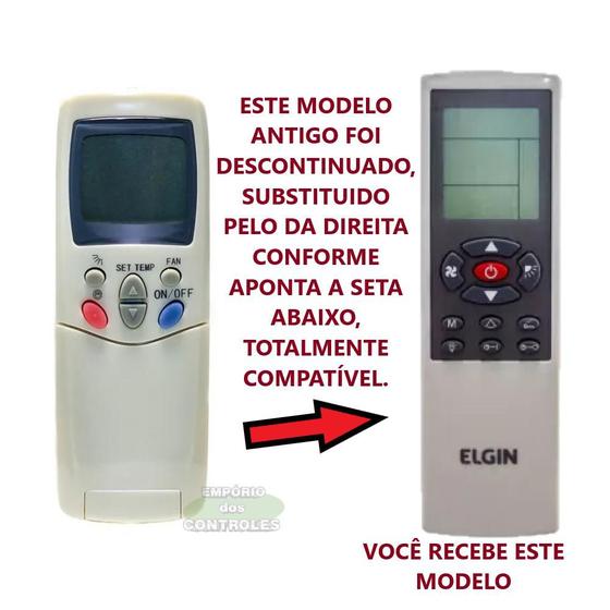 Controle remoto ar condicionado elgin original - Controle Remoto para ...