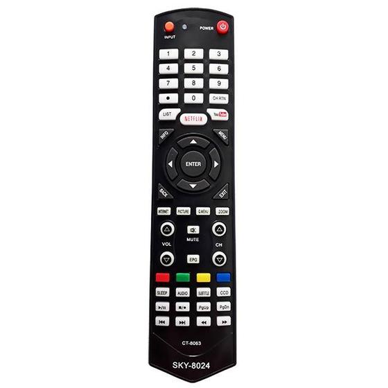 Controle Remoto Compatível com Tv Semp TCL Smart 40 Led 40l5400 - Sky ...