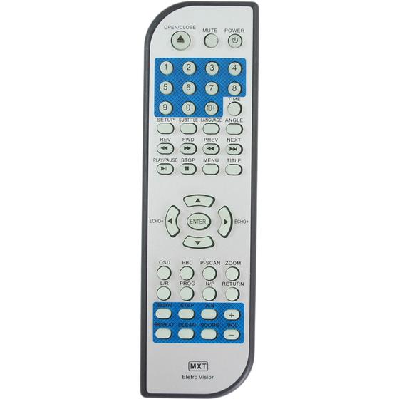 Controle Remoto DVD Eletrovision Goal - GL 7400 - Acessórios para TV ...