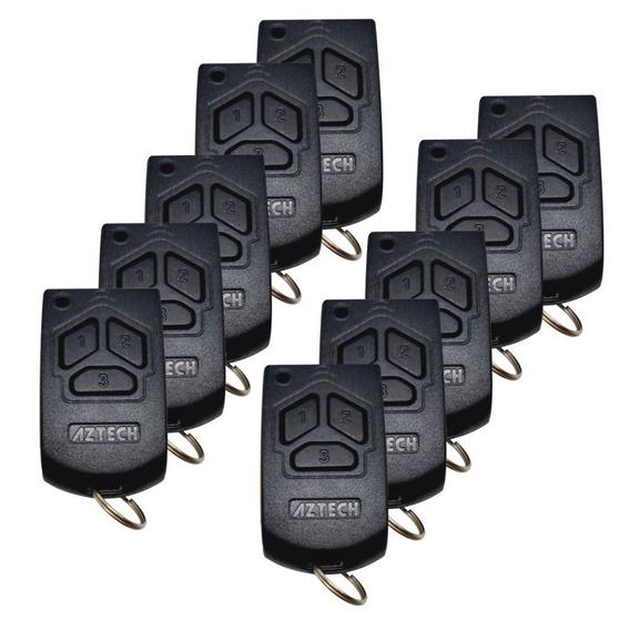 Controle Remoto Garagem 292mhz - Kit 10pç - c/pilha - Aztech - Controle ...