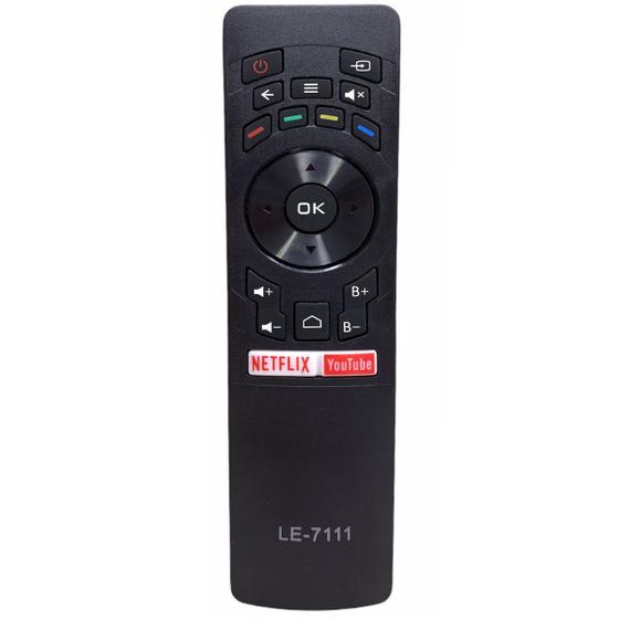 Controle remoto multilaser android smart tv lelong le-7111 - Eletronica Castro - Controle Remoto ...