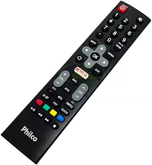 Controle remoto original philco tv ph32m ph32m3 ph32m4 ph32m5 ph32m6 ...