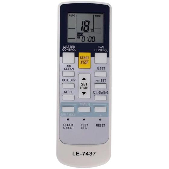 Controle Remoto para Ar Condicionado Fujitsu Inverter Arry12 arry3 7437 ...