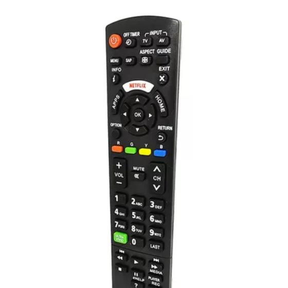 Controle remoto para smart tv panasonic viera wlw-011a - Controle Remoto para Tv - Magazine Luiza