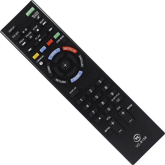 Controle Remoto Para Tv Sony Led Bravia Smart Rmyd101 RMYD090 Netflix ...