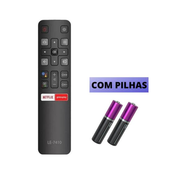 Controle Remoto Universal Compatível Tcl Smart Tv 4k + Pilha - FBG ...