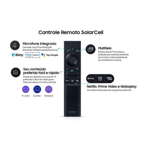 Controle Samsung Solar Cell Original com Comando de Voz - Controle ...