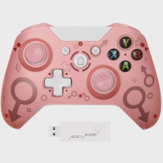 Controle sem fio Xbox Carbon Rosa, N1 - MM - Outros Games - Magazine Luiza
