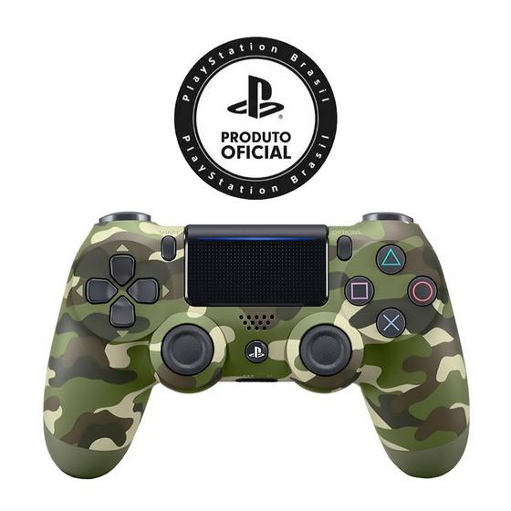 Controle Sony Dualshock 4 Camuflado Verde - PS4 - Controle PS4 ...