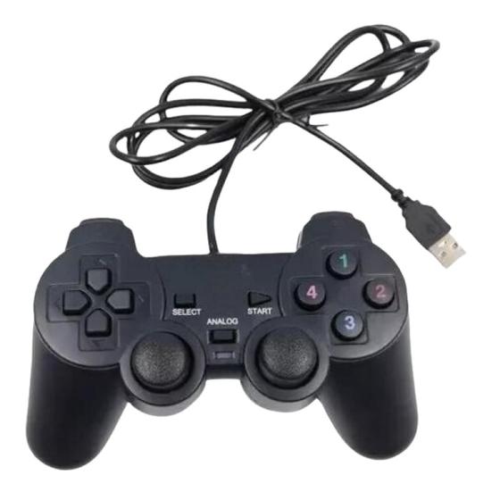 Controle Usb para PC Computador Notebook Joystick Dualshock - THOR ...