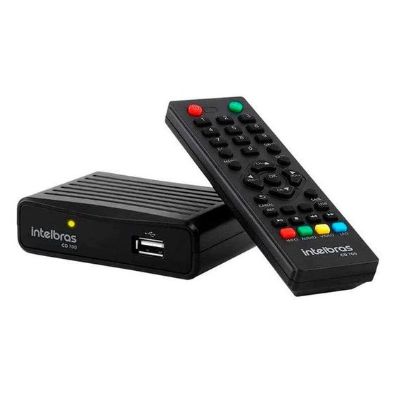 Conversor De Sinal Digital Cd700 com gravador Intelbras - Conversor ...