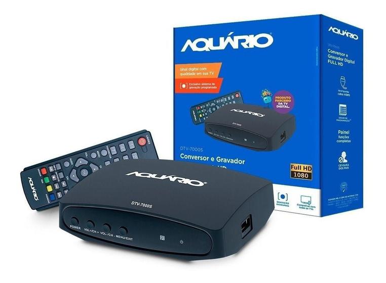 Conversor digital aquário dtv-7000s fun grav hdmi rca fullhd ...