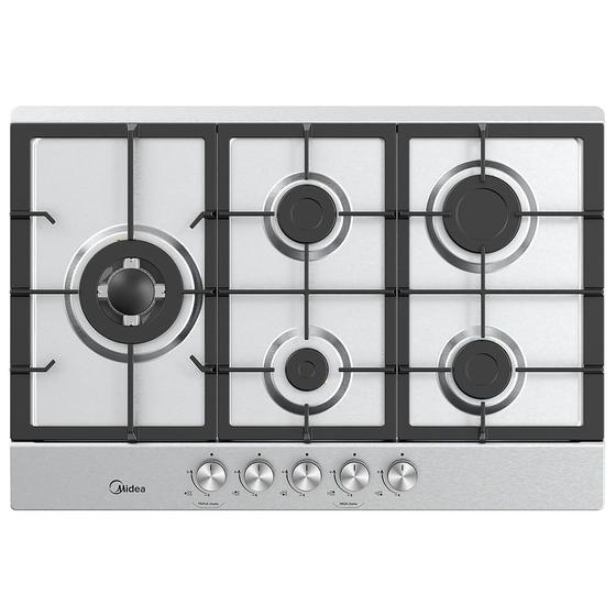 Cooktop 5 Bocasa GásInoxcom Mega Chama Midea - Cooktop 5 Bocas ...