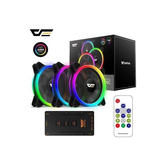 Cooler Fan Aigo Darkflash Dr12 Pro Kit 3In1 Rgb - Peças para Computador ...