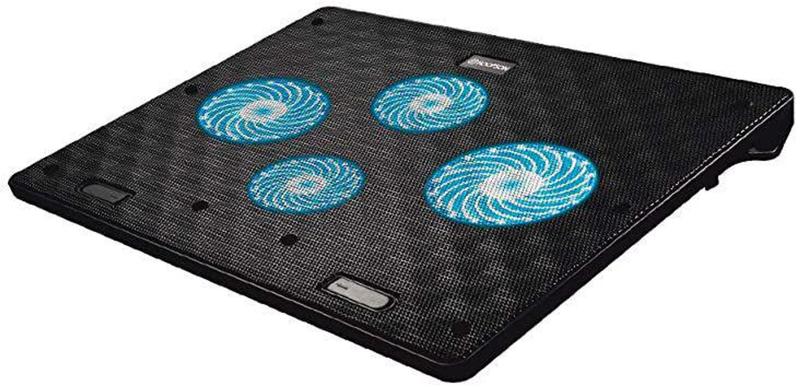 Cooler Para Notebook até 7" com 4 coolers 3 ângulos Ajustáveis 2 Portas ...