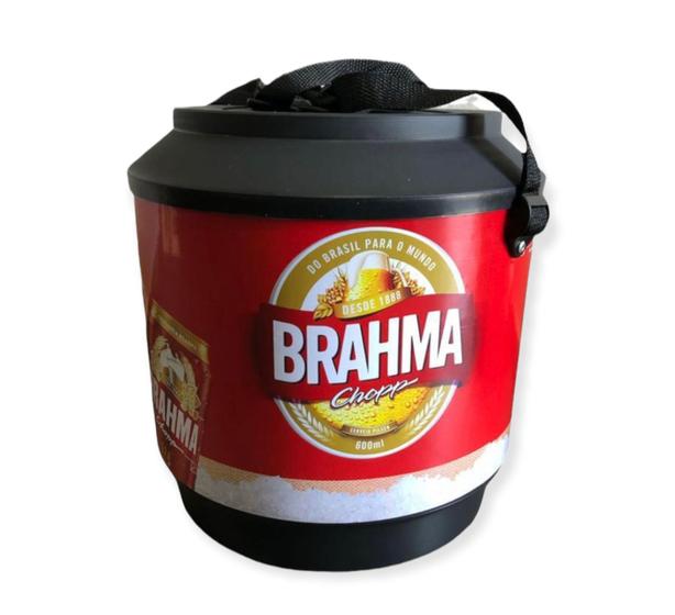 Cooler Redondo Térmico Bolsa Plástico Cerveja Bebidas Gelo - Belo ...
