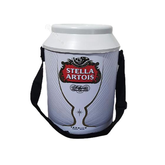Cooler Térmico Stella Artois Personalizado 12 Litros P até 16 Latas ...