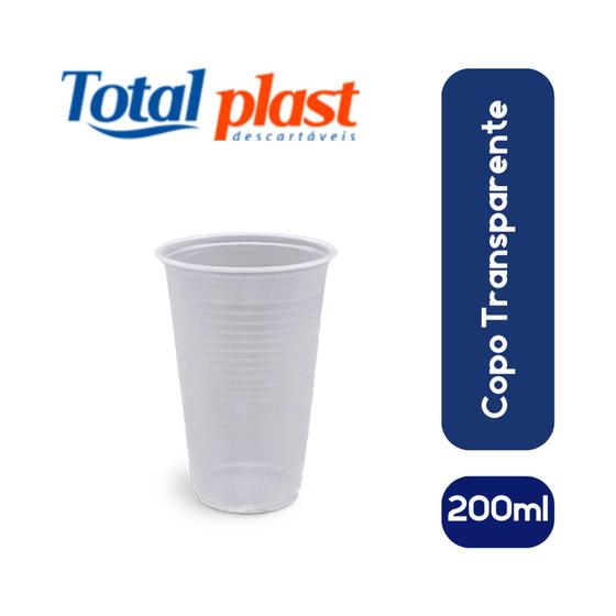 Copo 200ml Totalplast - Caixa c/2500 unidades - Copo Descartável - Magazine Luiza