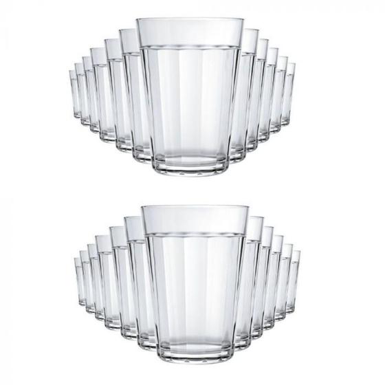Copo Americano 190Ml Vidro 24 Unidades Nadir - Transparente - Nadir Figueiredo - Copos ...