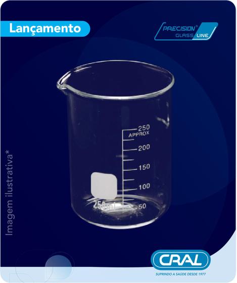 Copo Becker 400 ml Forma Alta Boro 3.3 Graduado - Precision - Copo ...